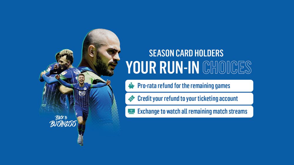 Wigan Athletic FC - 2019-20 Season Cards and Match Streaming