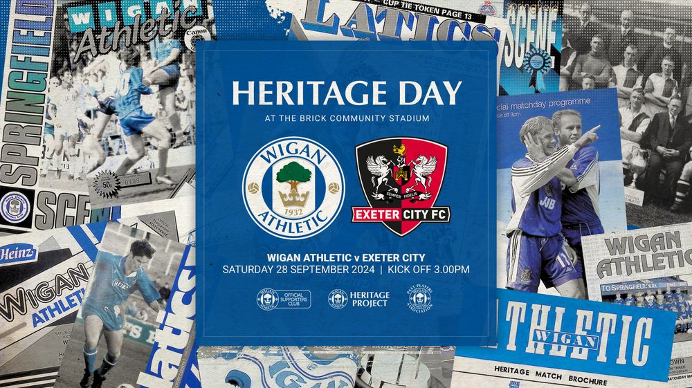 Wigan Athletic FC - Join us for our dedicated Heritage Fixture against ...