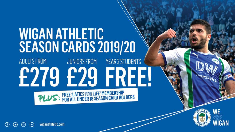 Wigan Athletic FC - Season Cards | The Countdown to 2019-20 is on