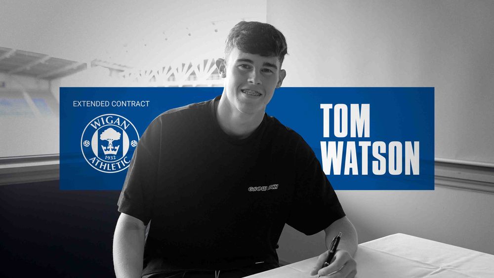 Wigan Athletic FC - Academy | Tom Watson extends Wigan Athletic contract