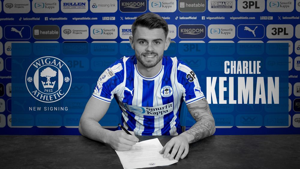 Wigan Athletic FC - Latics sign forward Charlie Kelman on loan from ...