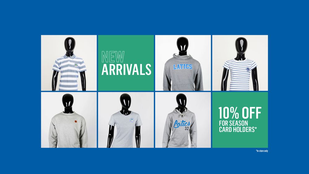 Wigan Athletic FC - New arrivals in Latics' leisure range online and at ...