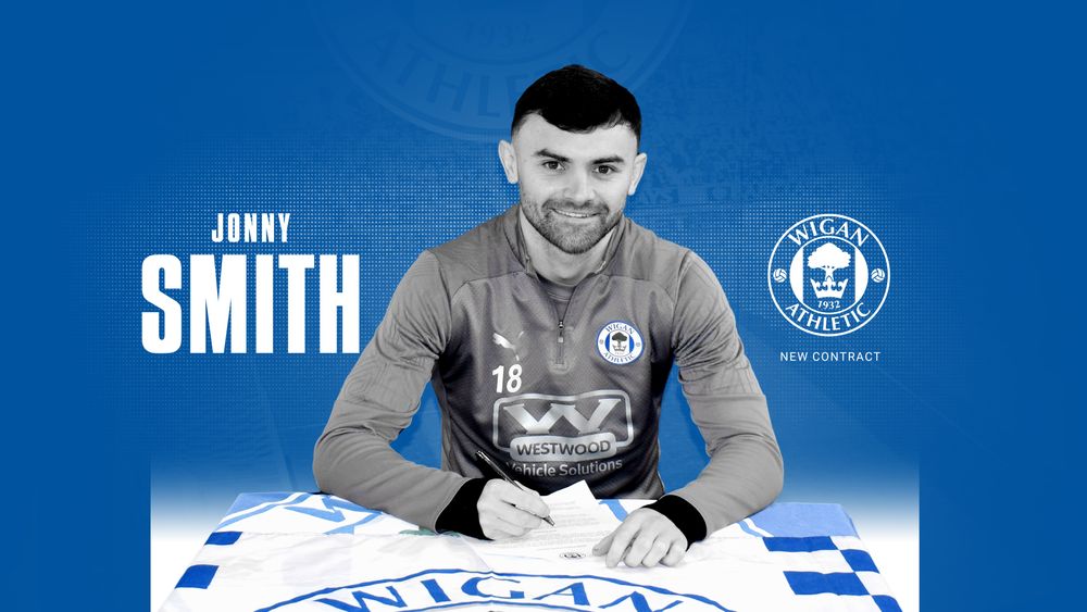 Wigan Athletic FC - Jonny Smith extends his Wigan Athletic contract ...