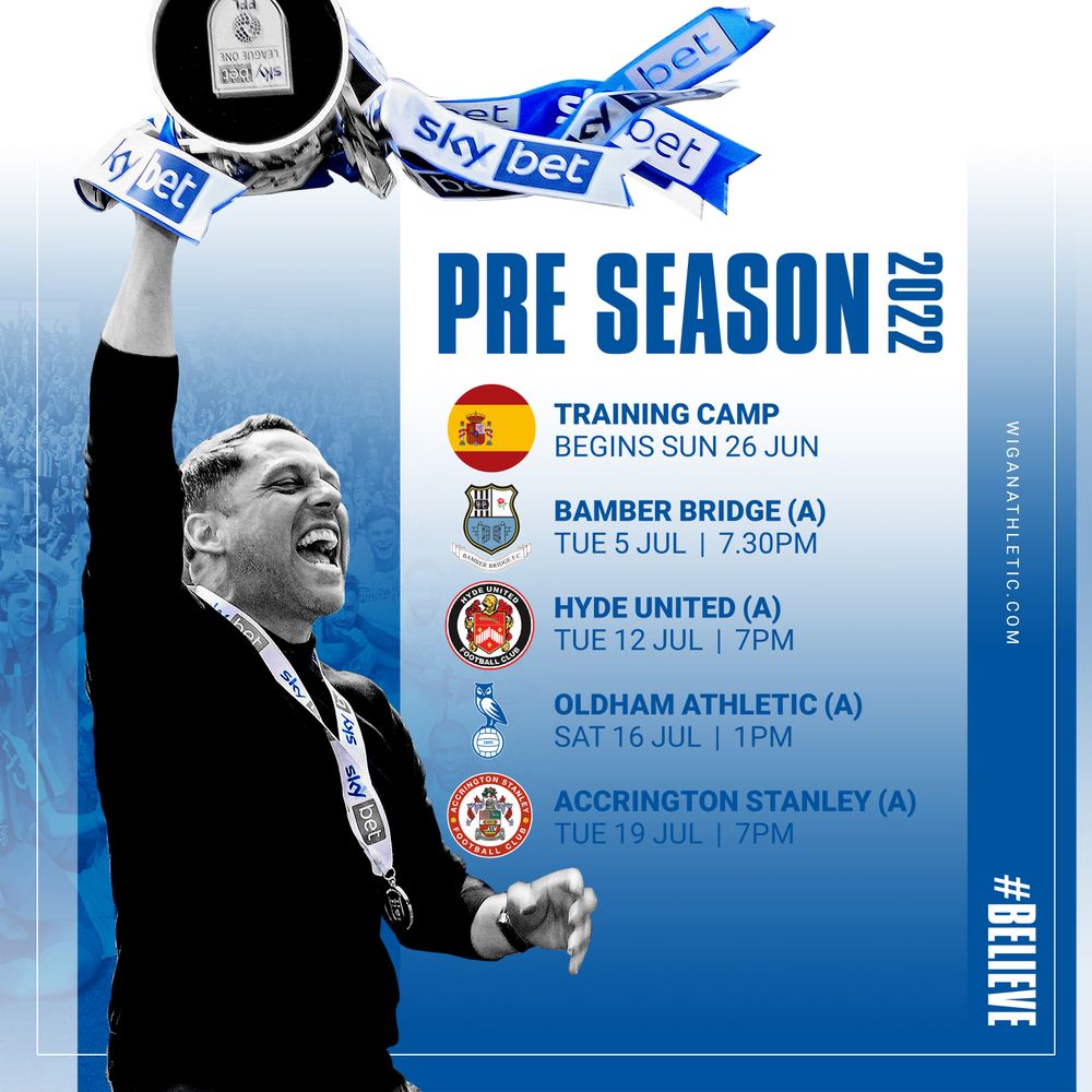 Wigan athletic fixtures store
