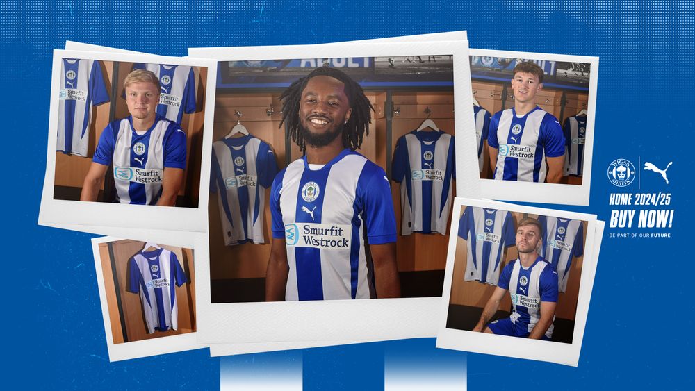 Wigan Athletic FC - Gallery | 2024/25 Wigan Athletic Home Kit