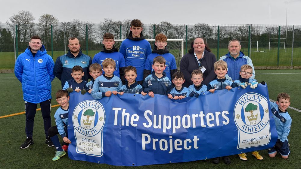 Wigan Athletic FC - Latics scholars take part in Shevington FC training ...