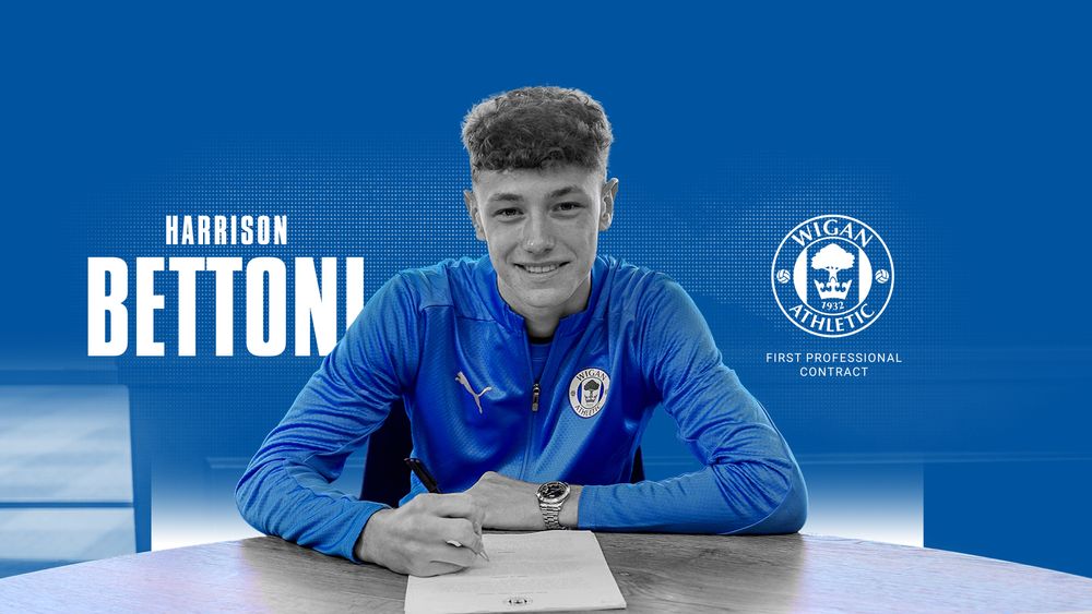 Wigan Athletic FC - Harrison Bettoni signs professional contract at ...