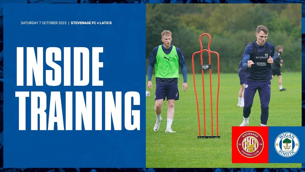 Wigan Athletic FC - Inside Training | Pre-Stevenage FC (A)