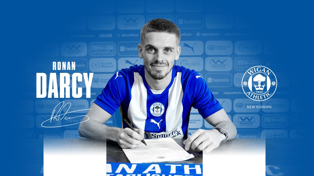 Wigan Athletic FC - Latics sign Crawley Town star Ronan Darcy!