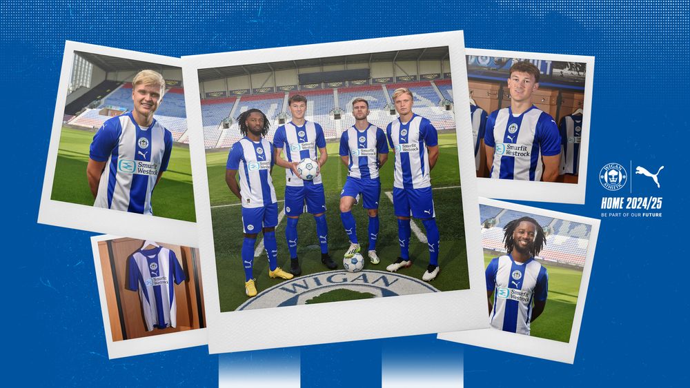 Wigan Athletic FC - Wigan Athletic 2024/25 PUMA Home Kit Revealed!
