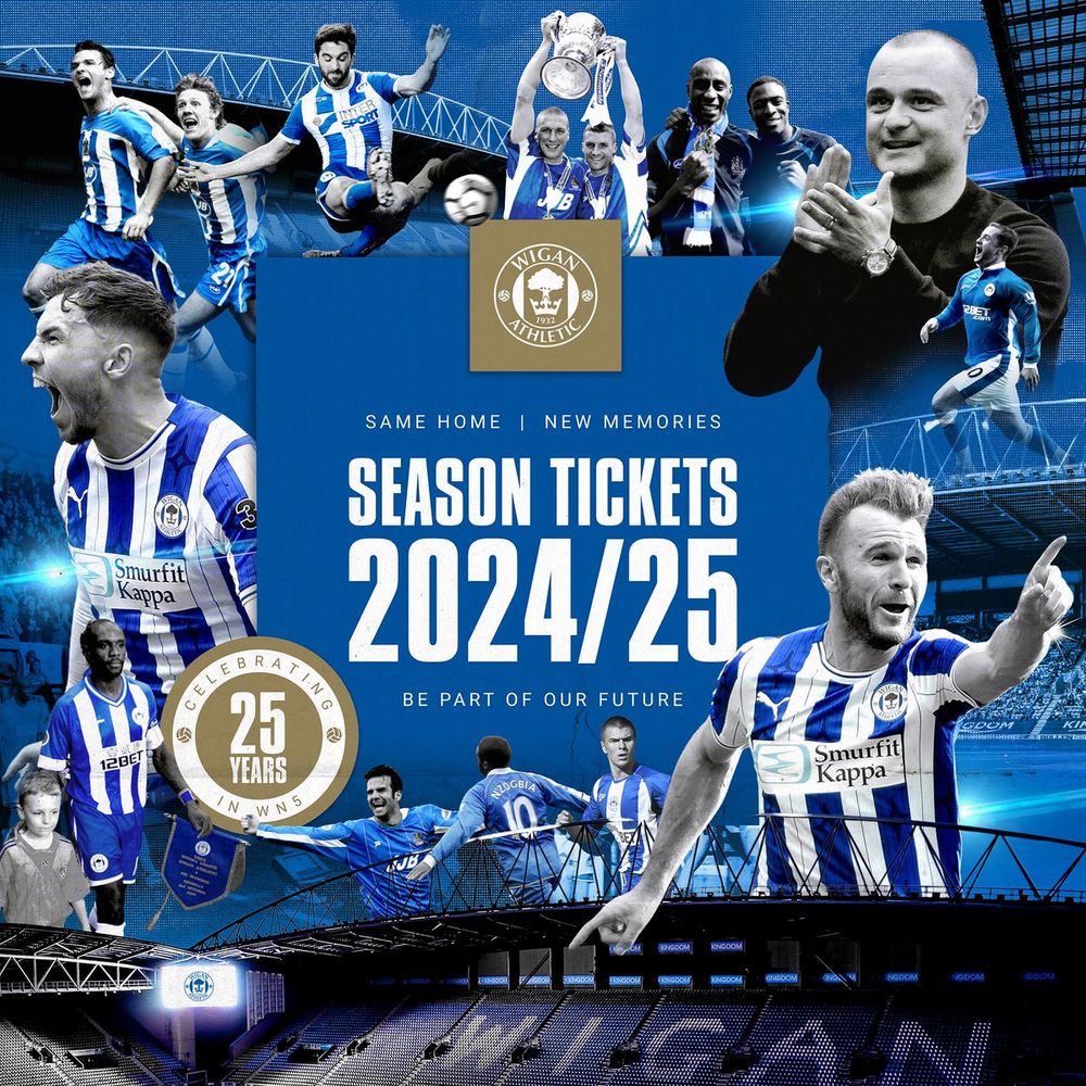 Wigan Athletic FC - 2024/25 Season Tickets