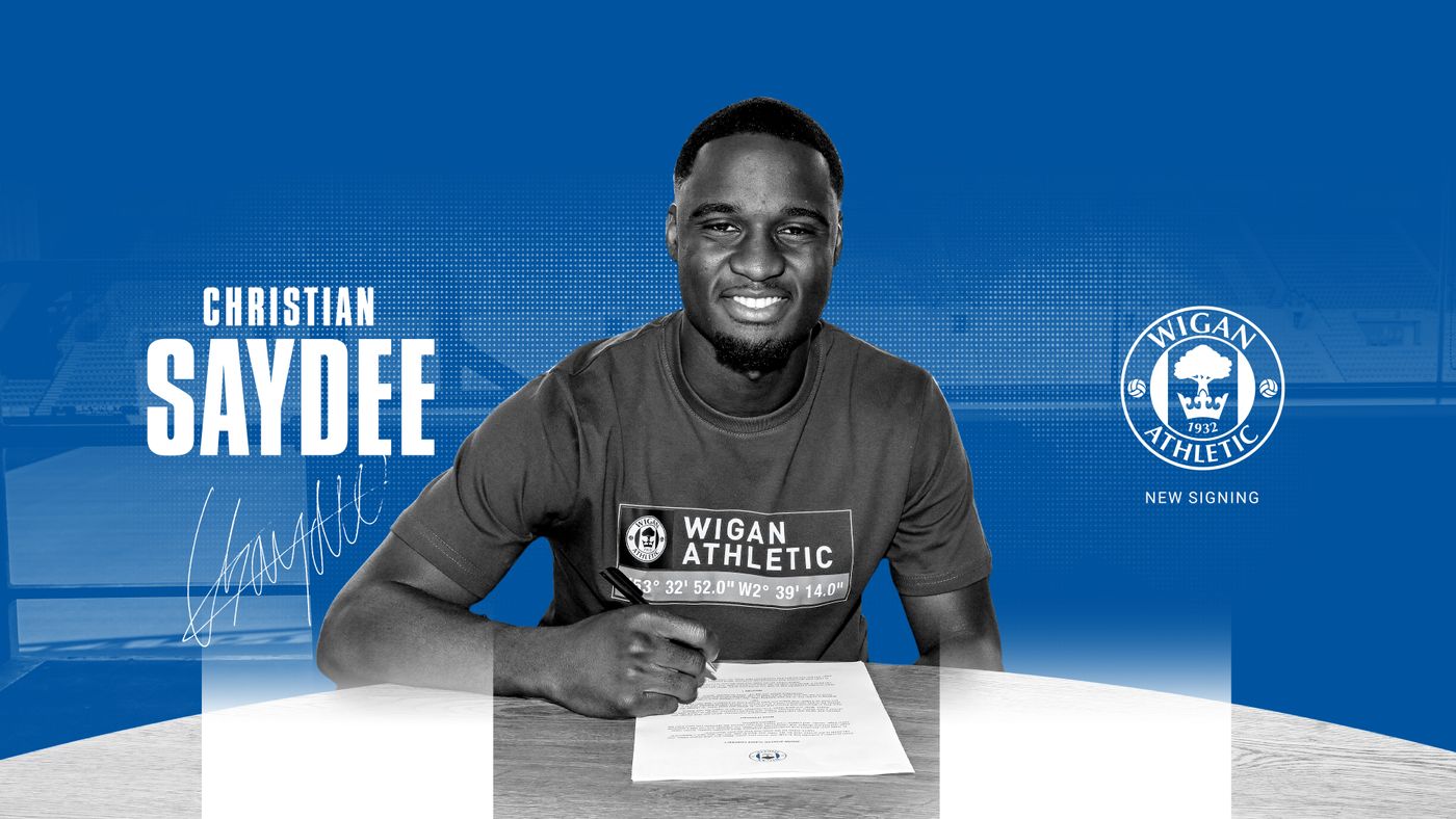 Wigan Athletic FC - Striker Christian Saydee Signs With The Tics